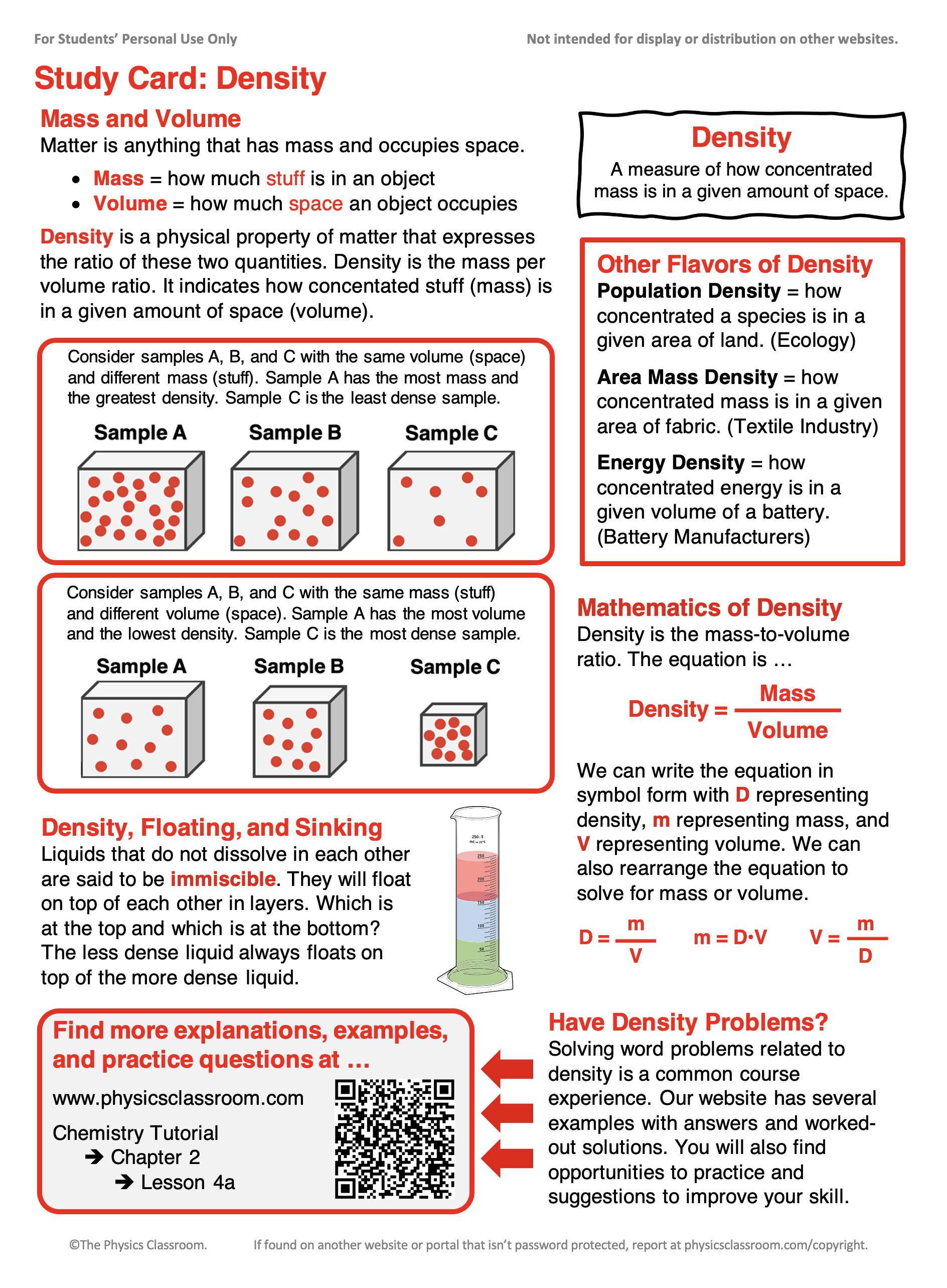 Understanding Density: Concepts, Formulas, and Real-World Examples