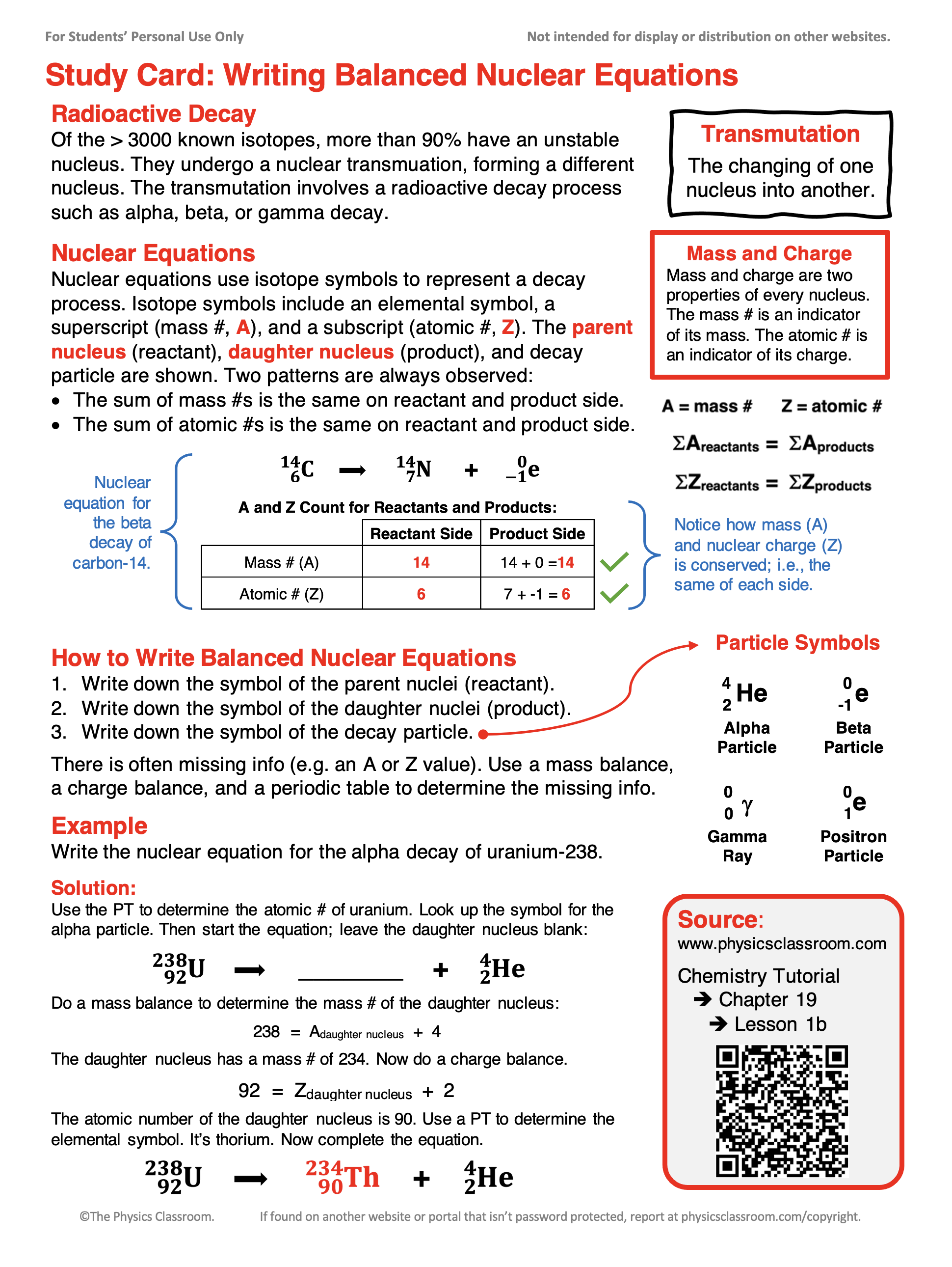 How to Balance Nuclear Equations: A Student-Friendly Guide