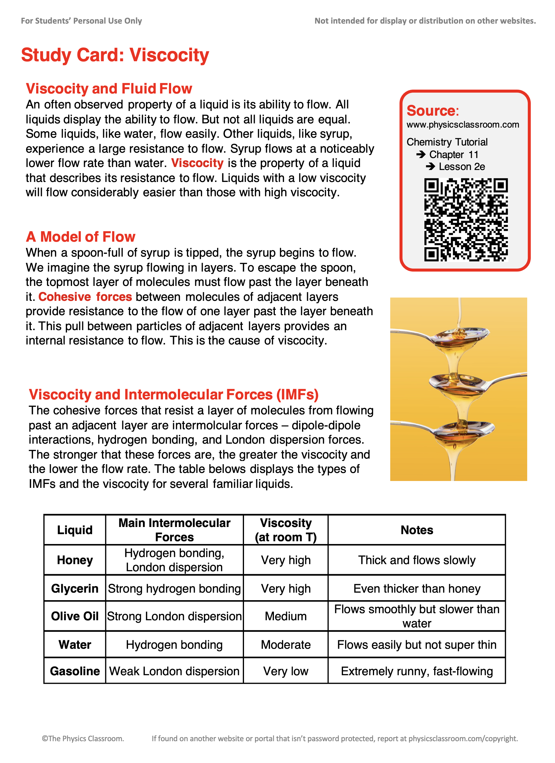 Viscosity: Why Liquids Resist Flow and the Role of Intermolecular Forces