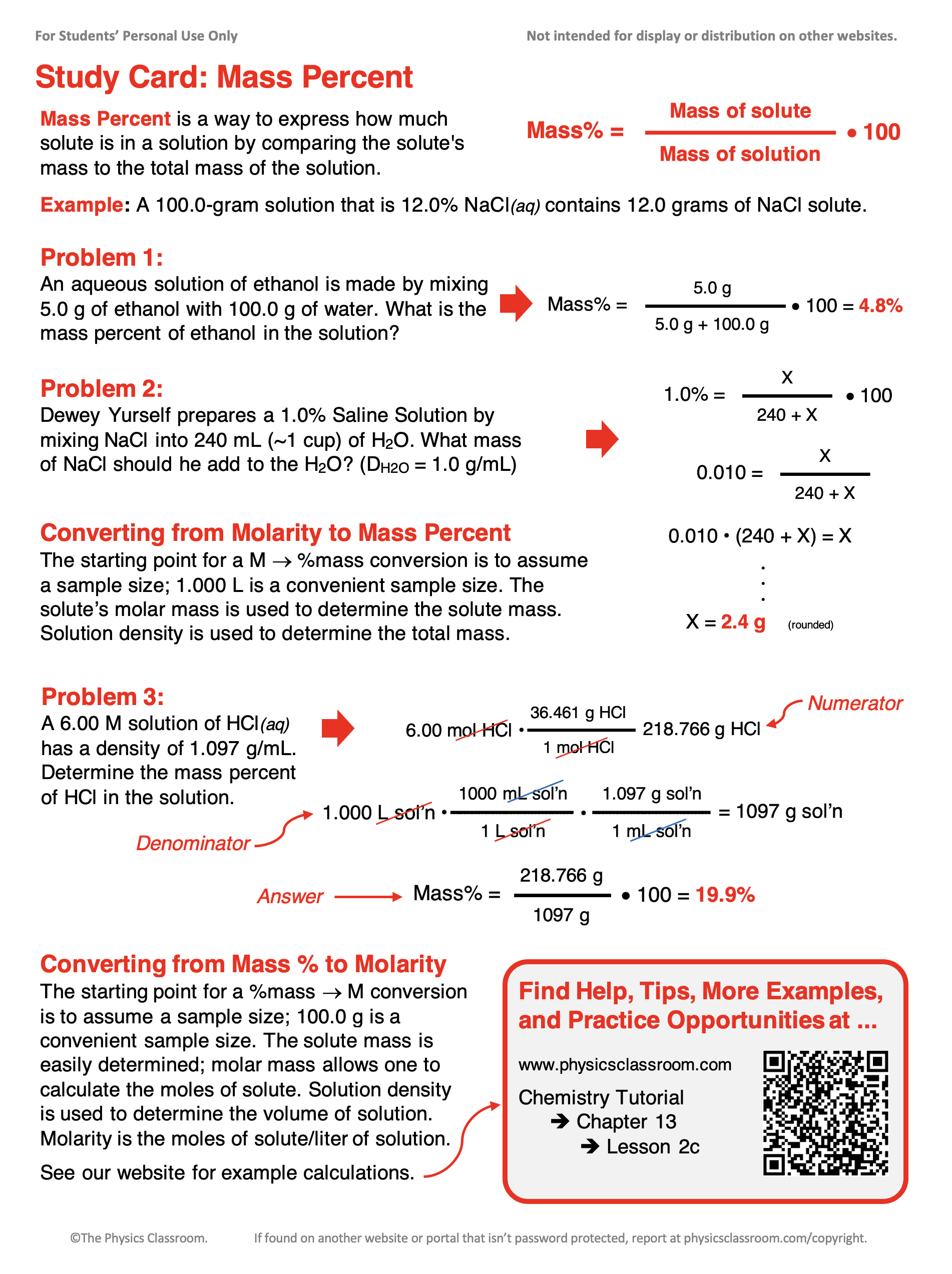 Calculating Percent Composition | Mass Percent | Chemistry Tutorial